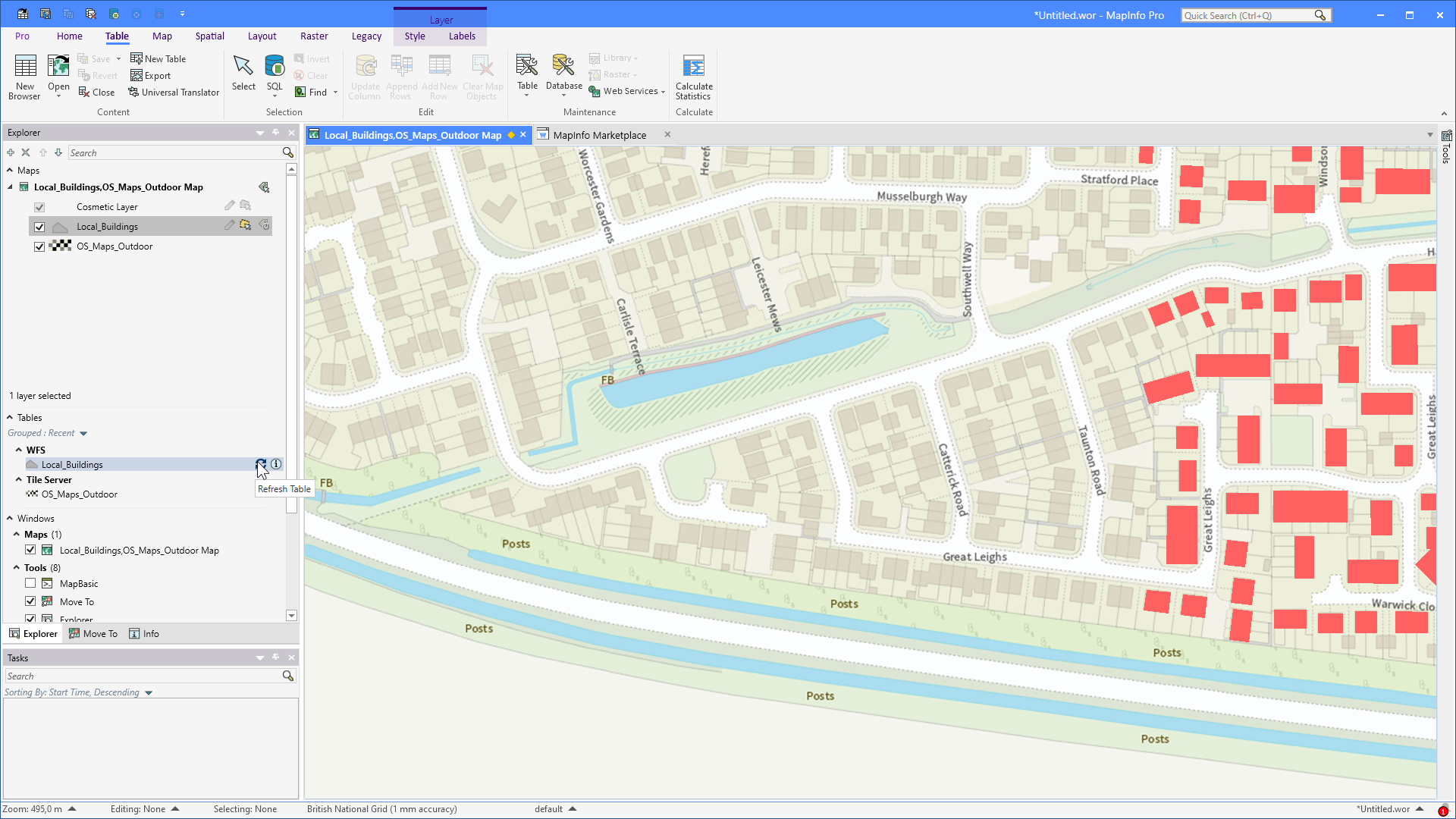 Веб-сервисы в MapInfo Pro | mapinfo.ru